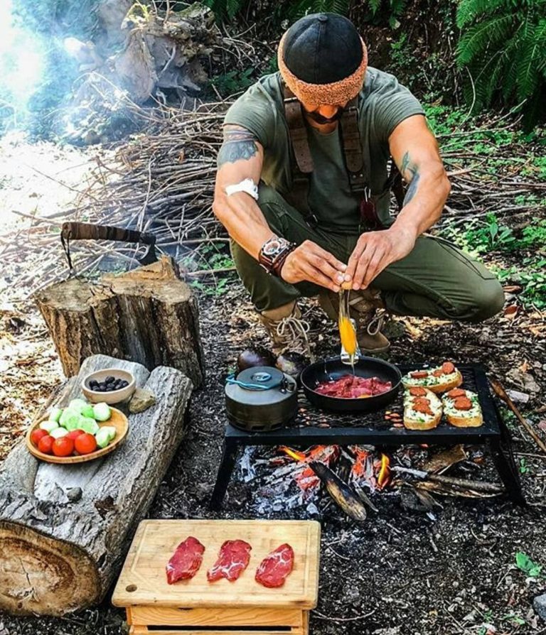 15 Cocinas rústicas de camping a leña. - Cocinas Rusticas