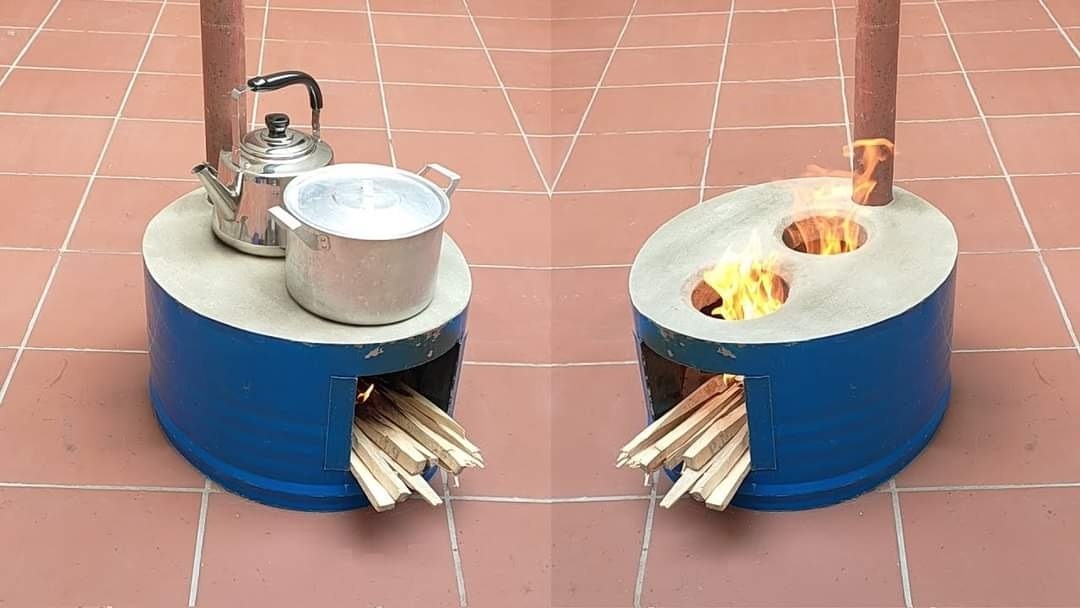 8 diseños de cocinas que puedes elaborar con cilindros - Cocinas Rusticas