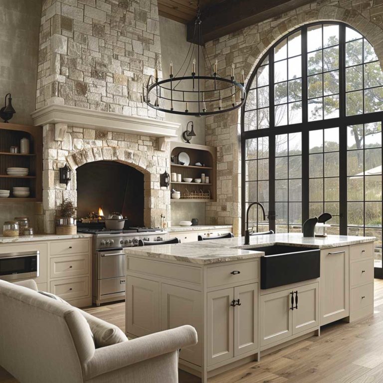 Bellos diseños de cocinas estilo rústico en 3D - Cocinas Rusticas