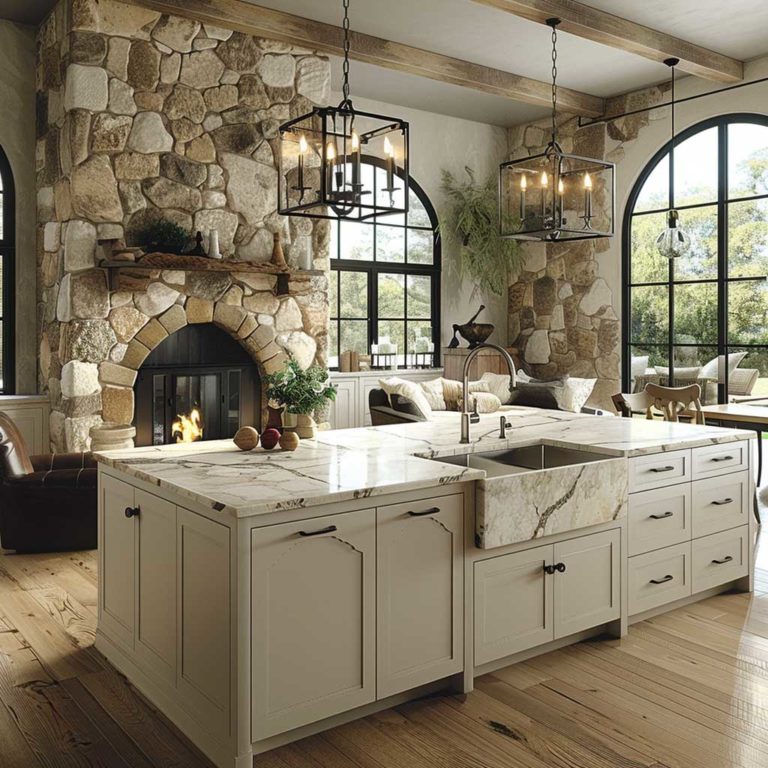 Bellos diseños de cocinas estilo rústico en 3D - Cocinas Rusticas