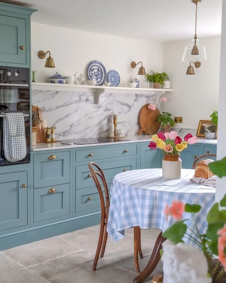 Ideas para renovar tu cocina en color azul - Cocinas Rusticas