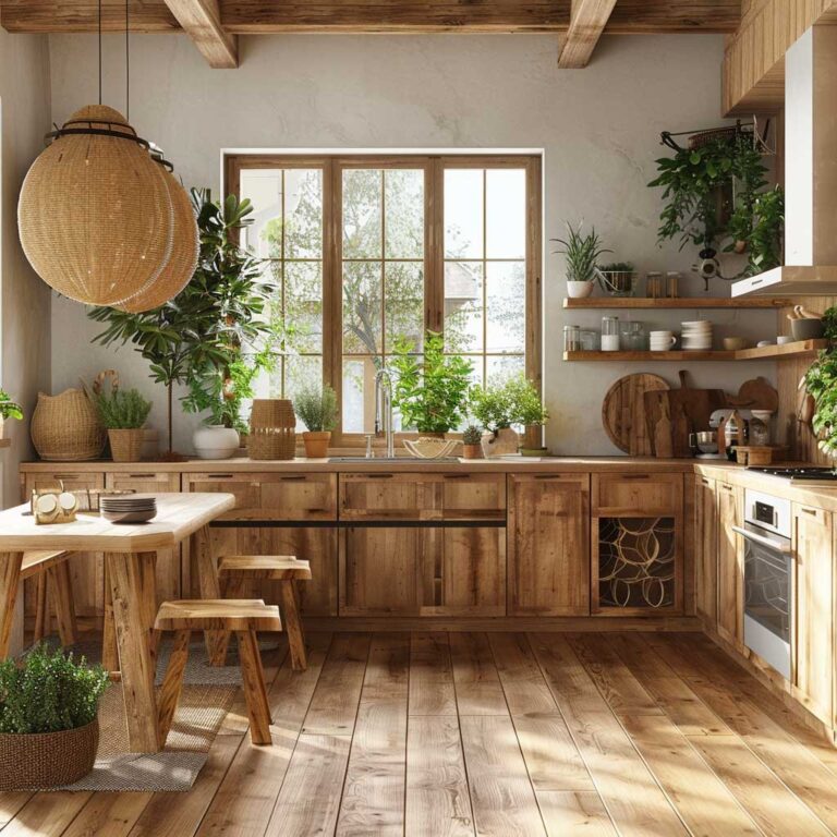 Cocinas en forma de L estilo rústico - Cocinas Rusticas